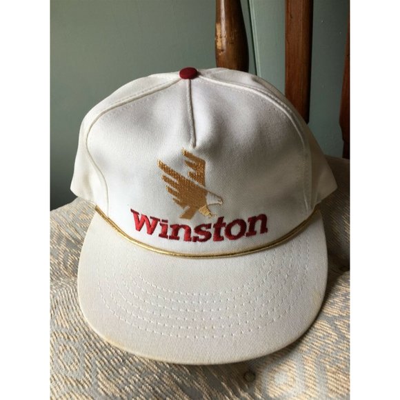 Annco | Accessories | Vintage Winston Gold Eagle Snapback Hat Made In ...